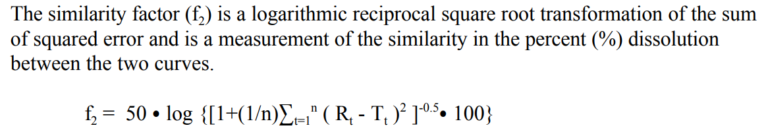 Powerful tool – Dissolution Profile Comparisons (f1 and f2) – tech-publish
