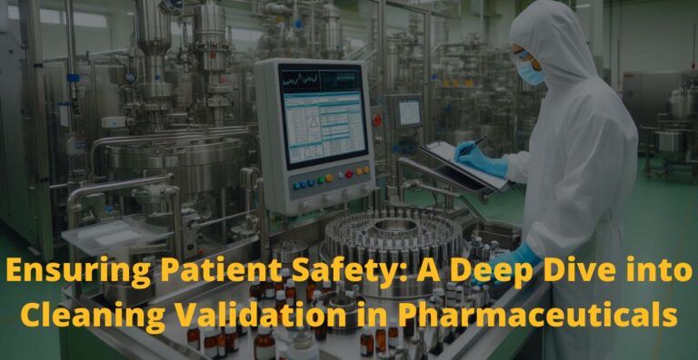 Cleaning Validation in Pharmaceuticals – tech-publish